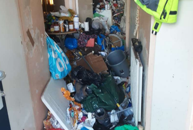 Colleagues support Bob to turn his life around after hoarding - Amplius